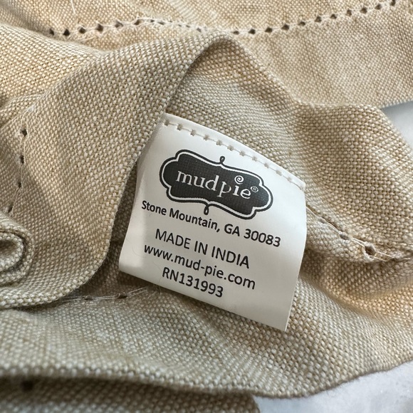 Mud Pie | Dining | Mudpie Dinner Napkins With Napkin Rings | Poshmark